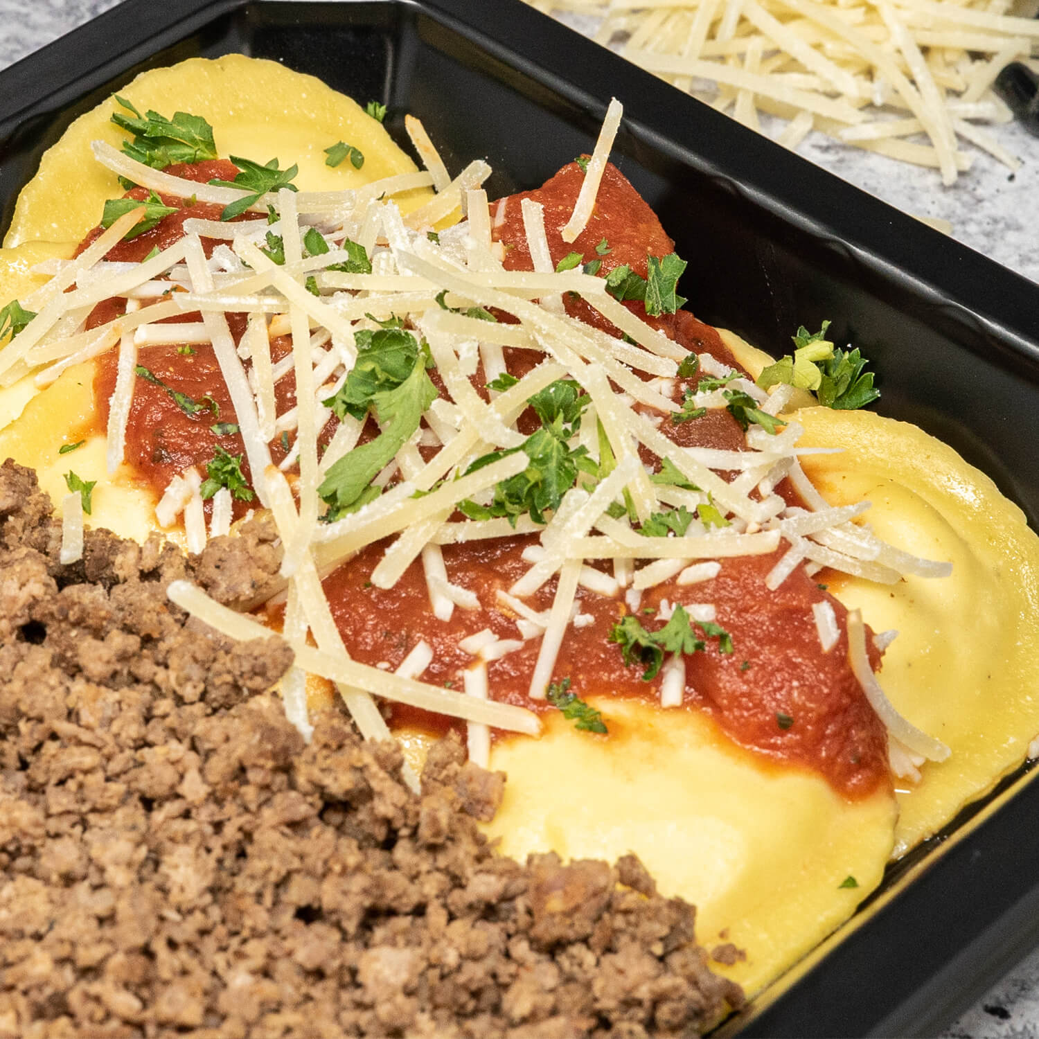 Ground Bison & Cheesy Ravioli – ICON Meals